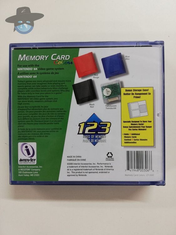 Memory Card 123 Pages für Nintendo 64 (Gebraucht) in St. Gallen für CHF ...
