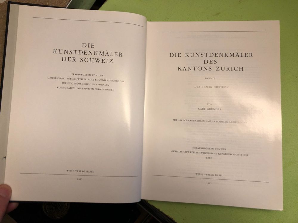 Karl Grunder: Die Kunstdenkmäler des Kantons Zürich. Band IX | Kaufen ...