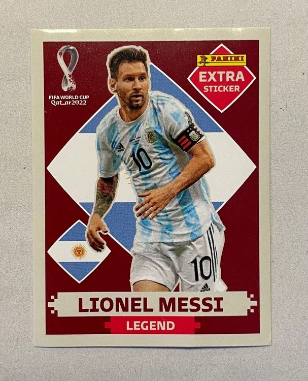 Panini Qatar 2022 LIONEL MESSI EXTRA STICKER Legend card | Kaufen auf ...