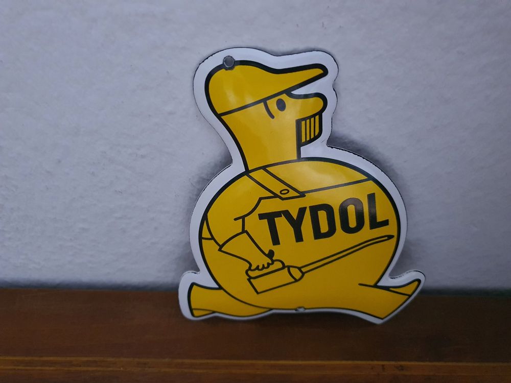 Emailschild Tydol Gasoline Logo Emaille Schild Reklame Retro (Neu ...