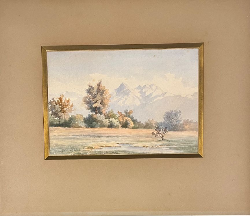 20. J. H. Schweizer Schule Landschafts Aquarell | Kaufen auf Ricardo