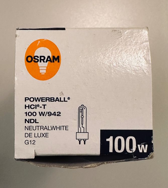 Halogen Metalldampflampe Osram Powerball HCI-T 100W G12 | Kaufen auf ...