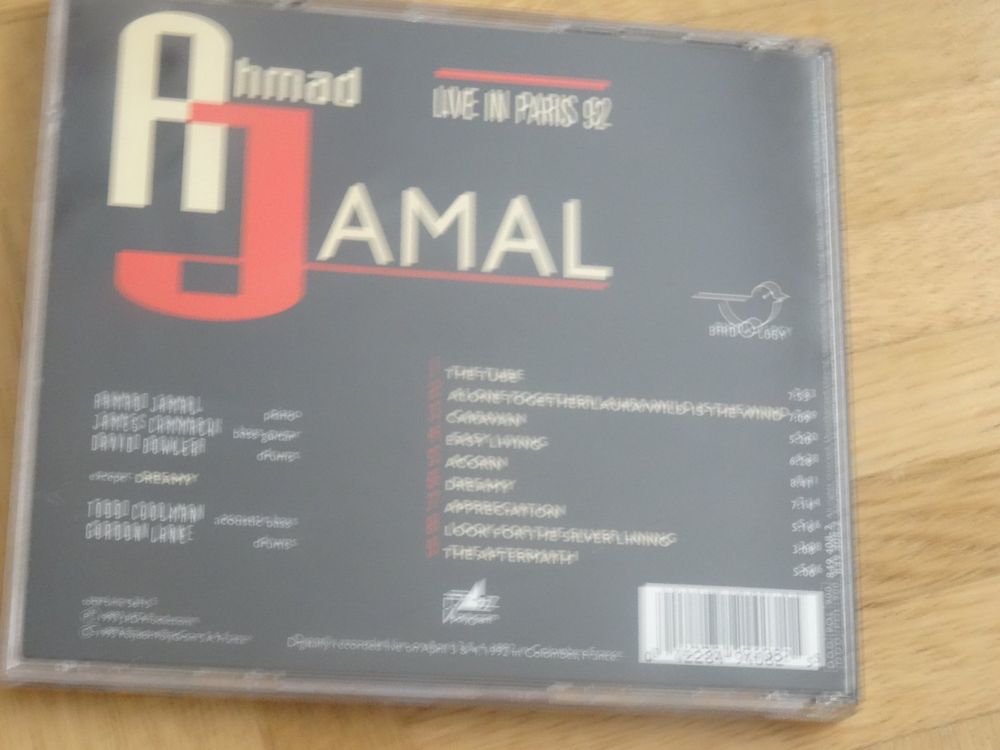 Ahmad Jamal - Live in Paris 92 CD (Gebraucht) in für CHF 4 – mit ...