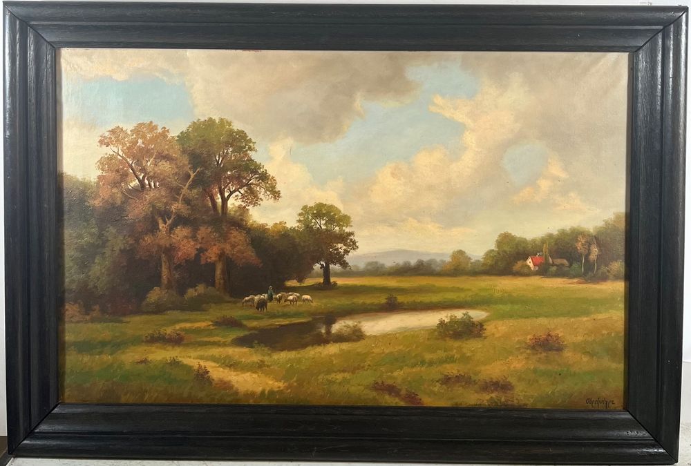 Grosse Antike Landschafts Gemälde, sig: Oberholzer (Gebraucht) in Root für CHF 29 – mit ...