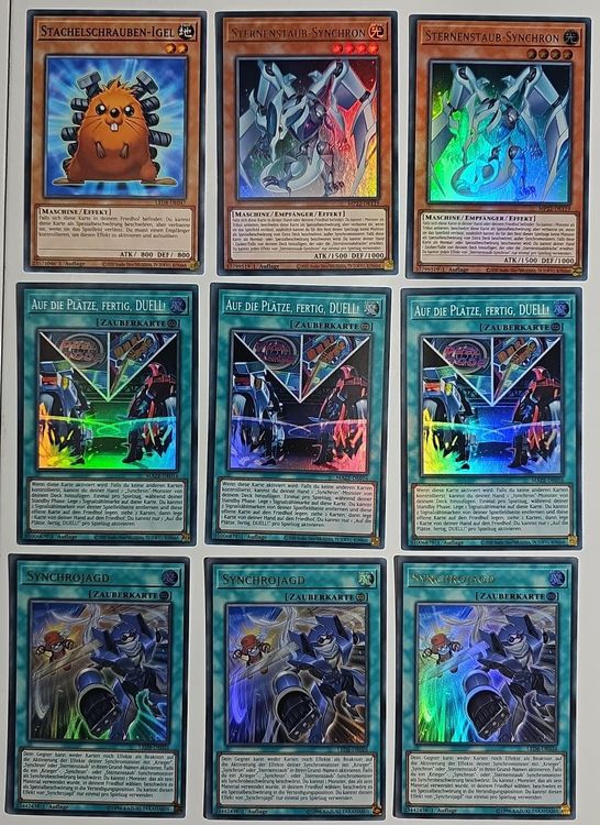 Yugioh Synchro Sternstaub Karten Deck Set Core Sammlung (Neu und ...