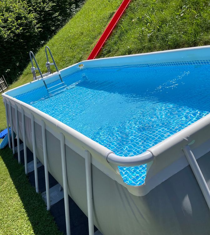 Intex Pool 4x2m inkl. Sandfilteranlage und Wärmepumpe | Kaufen auf Ricardo