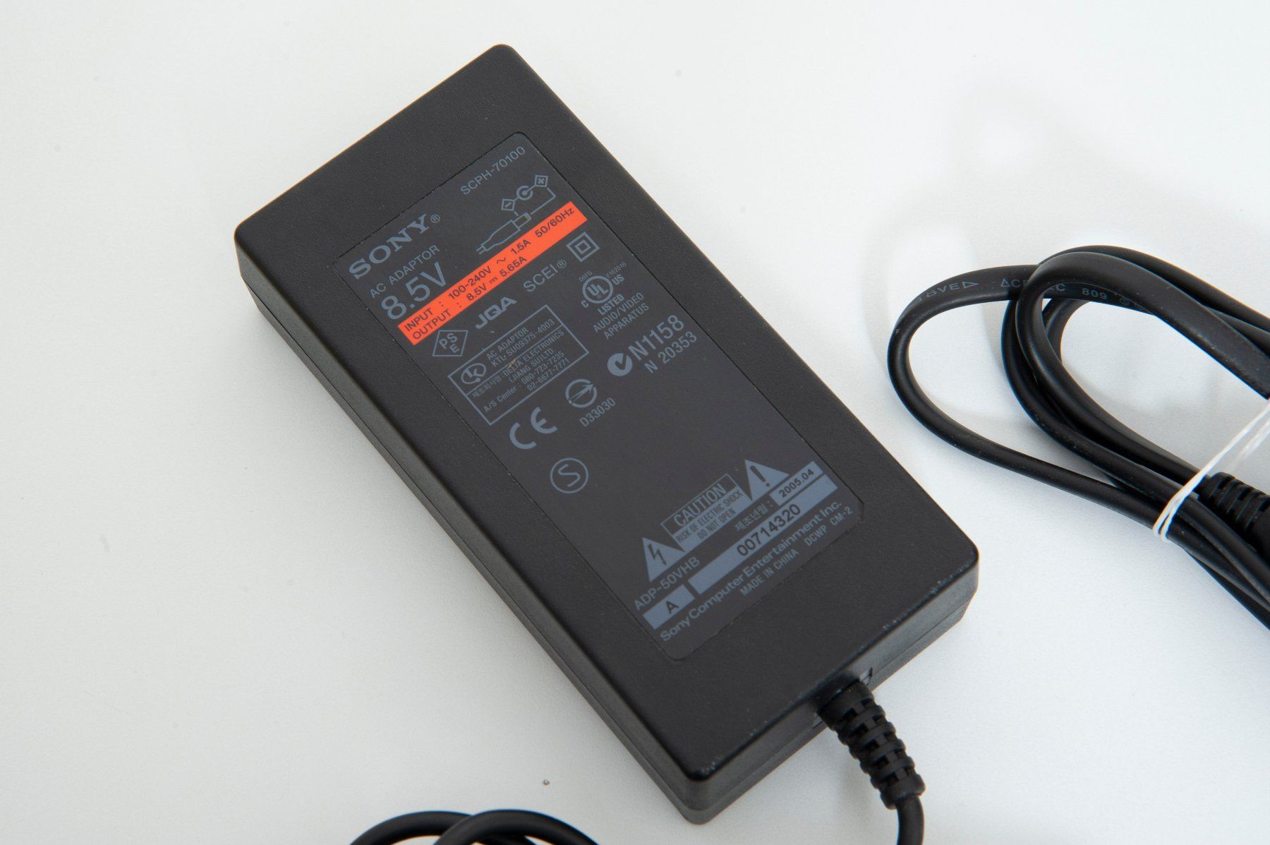 Sony AC Adaptor 8.5 V - SCPH-70100 - Sony Playstation 2 (D'occasion) à ...