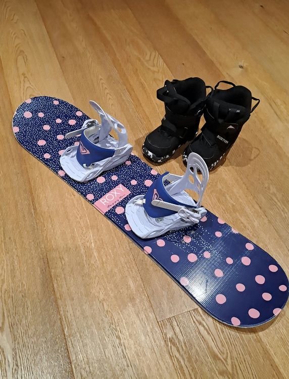 Roxy Snowboard Set für Mädchen, Grösse 90cm, Top! (Gebraucht) in ...