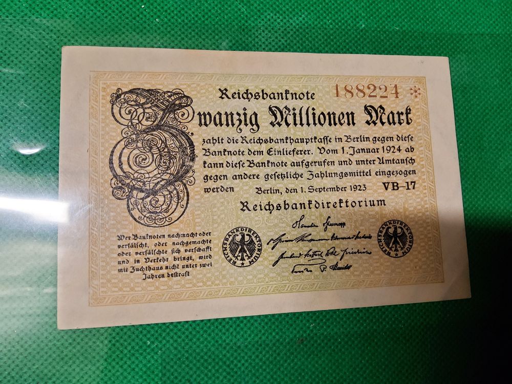 Reichsbanknote 1923 | Kaufen auf Ricardo