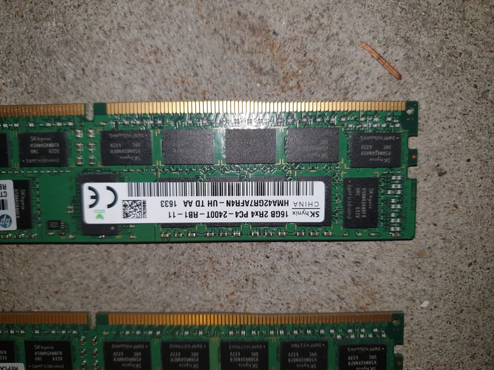 RAM DDR4 16GB ECC 2Rx4 PC4 2400T RB1 11 top zustand | Kaufen auf Ricardo