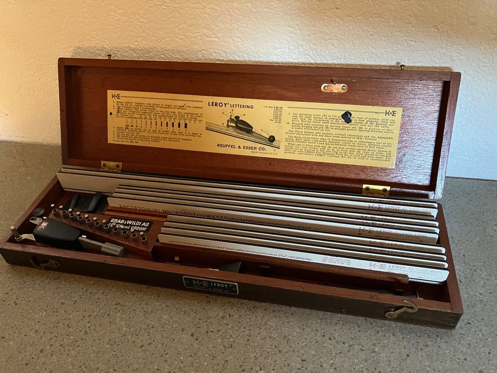 Leroy Lettering Set (Gebraucht) in Remigen für CHF 85 – mit Lieferung ...