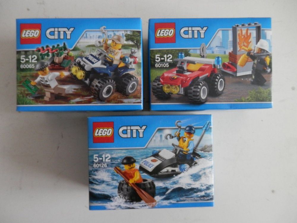 LEGO City 60065 , 60105 & 60126 NEU (Neu und originalverpackt) in ...