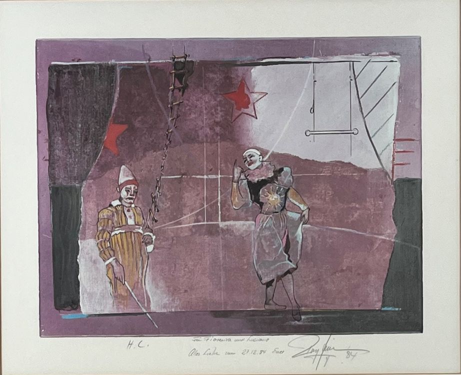 Rolf Knie (1949) Lithographie, Handsigniert | Kaufen auf Ricardo