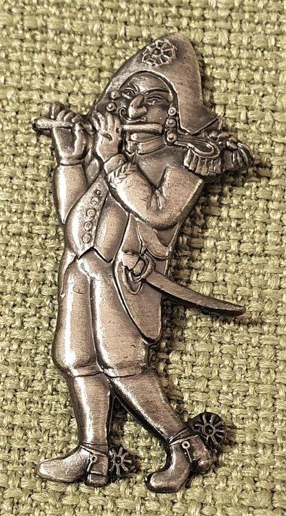 X3 - Pin-Platte Basel Fasnacht Soldat Pfeifer (Gebraucht) in Reinach BL für CHF 1.5 – mit ...