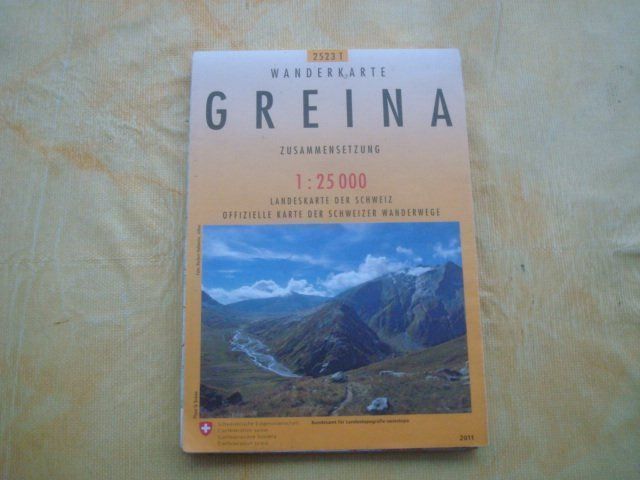 WANDERKARTE 1:25000 GREINA 2011 | Kaufen auf Ricardo