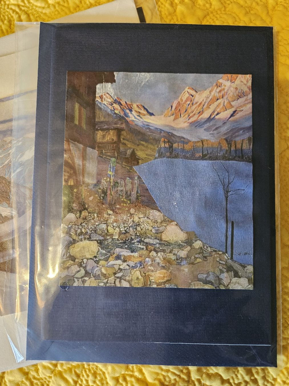 4 cartes artistiques faites main Nöel anniversaire (Neuf avec emballage ...