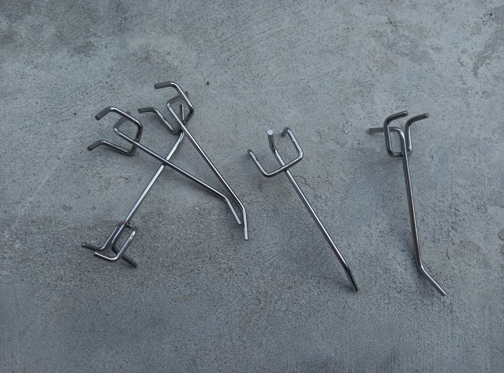 20x Metallhaken Lochwandhaken 20cm - Crochet de rangement (Neu und originalverpackt) in ...