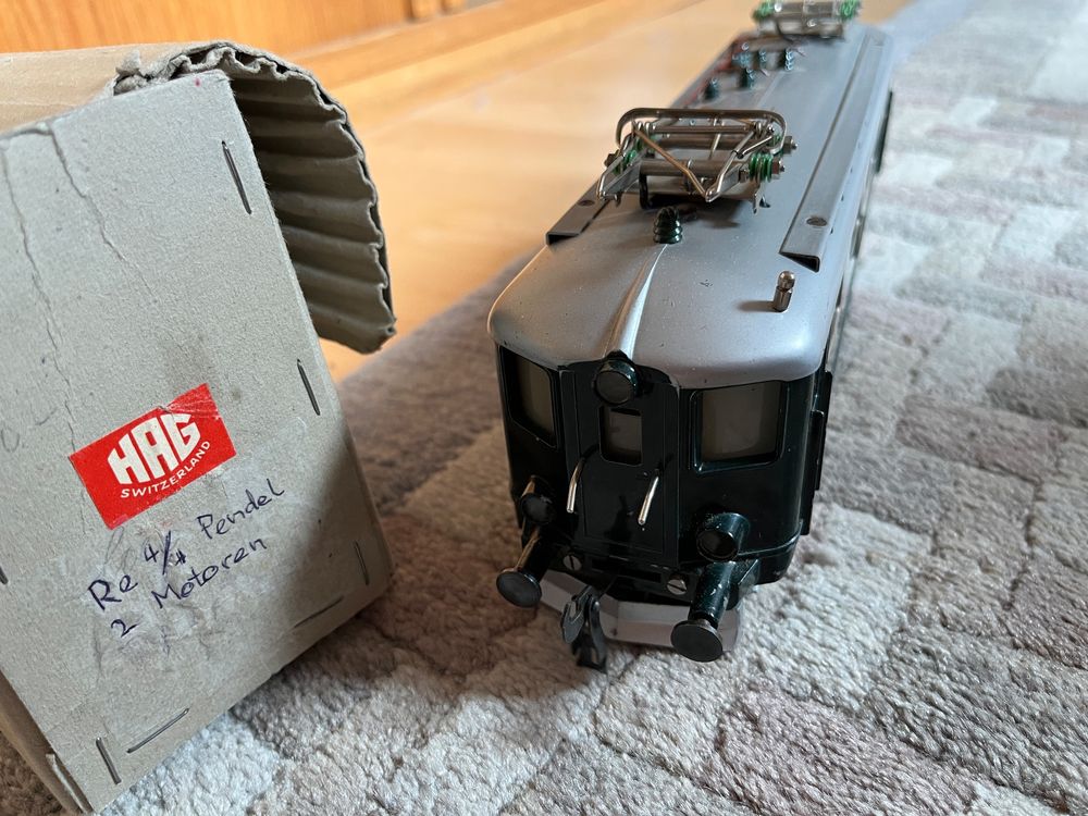 HAG 540 SBB Re 4/4 2 Motoren Drehgestell-Lok Pendel Spur 0 (Gebraucht) in Schlieren für CHF 850 ...