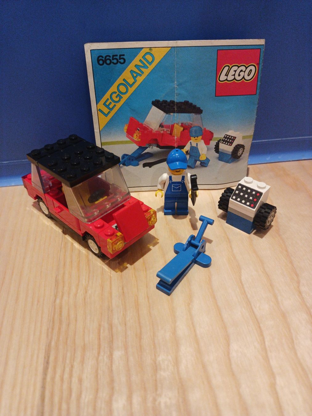 LEGO 6655 Auto mit Mechaniker - Vintage Legoland Set! (Gebraucht) in ...