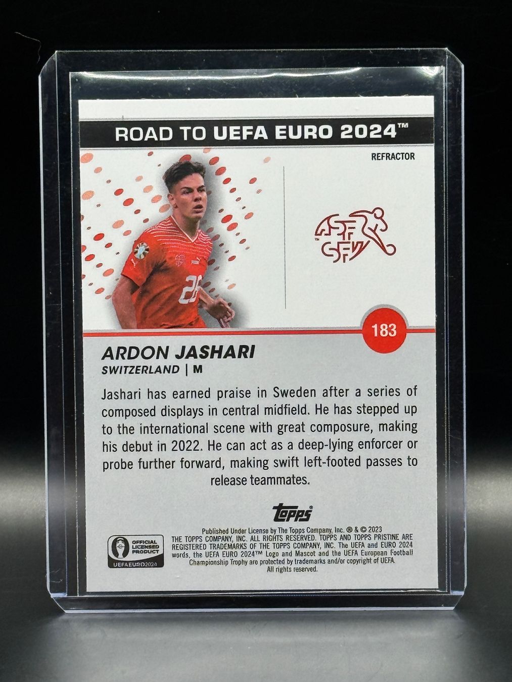 2023 Topps Pristine Ardon Jashari Refractor #183 (Neu (gemäss ...