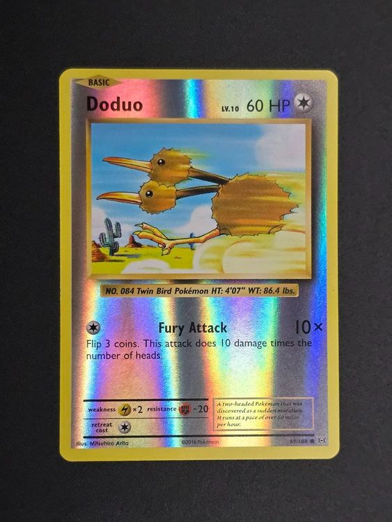 Doduo [Reverse Holo] #69 XY Evolutions NM / 🇬🇧 (D'occasion) à COINTRIN ...