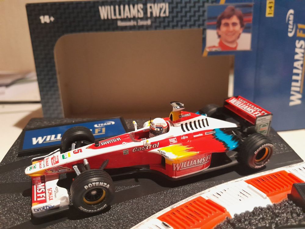 Williams FW21 1999 (Zanardi) 1:43 HotWheels Art.N° 24524 | Kaufen auf ...