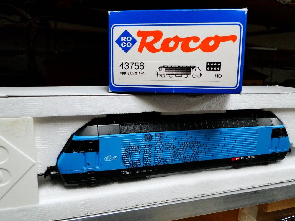 ROCO E-Lok 43756 SBB Re 460 016-9 CIBA HO/DC/DIGITAL | Acheter sur Ricardo