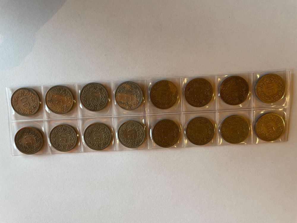 16stk. 0.20rp. div. jahrg. (128) (Gebraucht) in Bonstetten für CHF 2 – mit Lieferung auf Ricardo ...