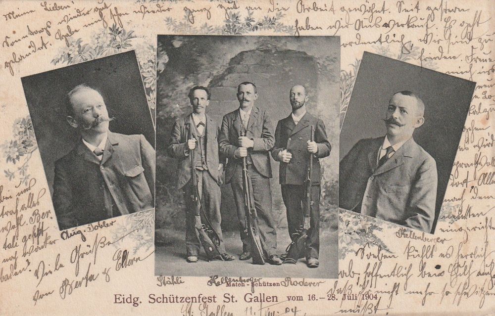 St. Gallen Eidg. Schützenfest 1904 Match-Schützen (Gebraucht) in ...