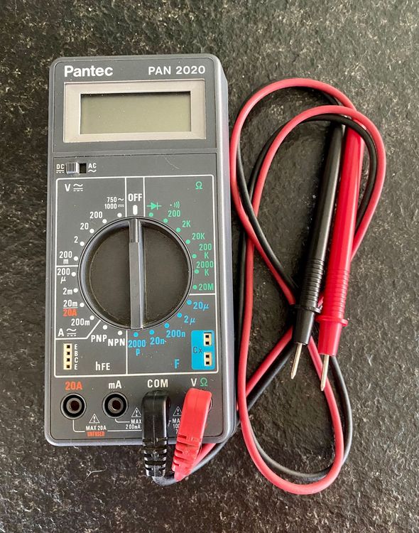 Multimeter Pantec PAN 2020 (Gebraucht) in Balgach für CHF 10 – mit ...