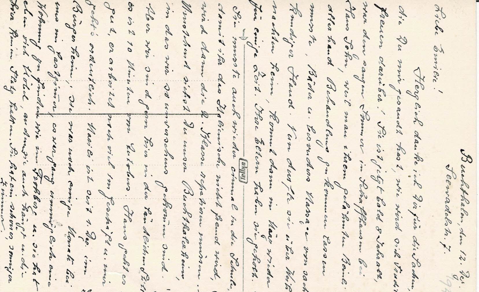 BUCHTHALEN SH Haus an der Seewadelstrasse 7 beschr. 1949! (Gebraucht ...