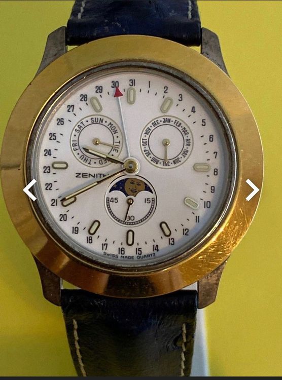 Zenith Moonphase 18K (Gebraucht) in Ardon für CHF 300 – mit Lieferung auf Ricardo kaufen