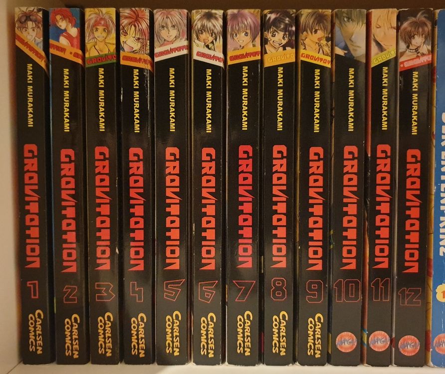 Mangas Gravitation 1-12 komplett + Sonderband Gravitation EX (Gebraucht ...
