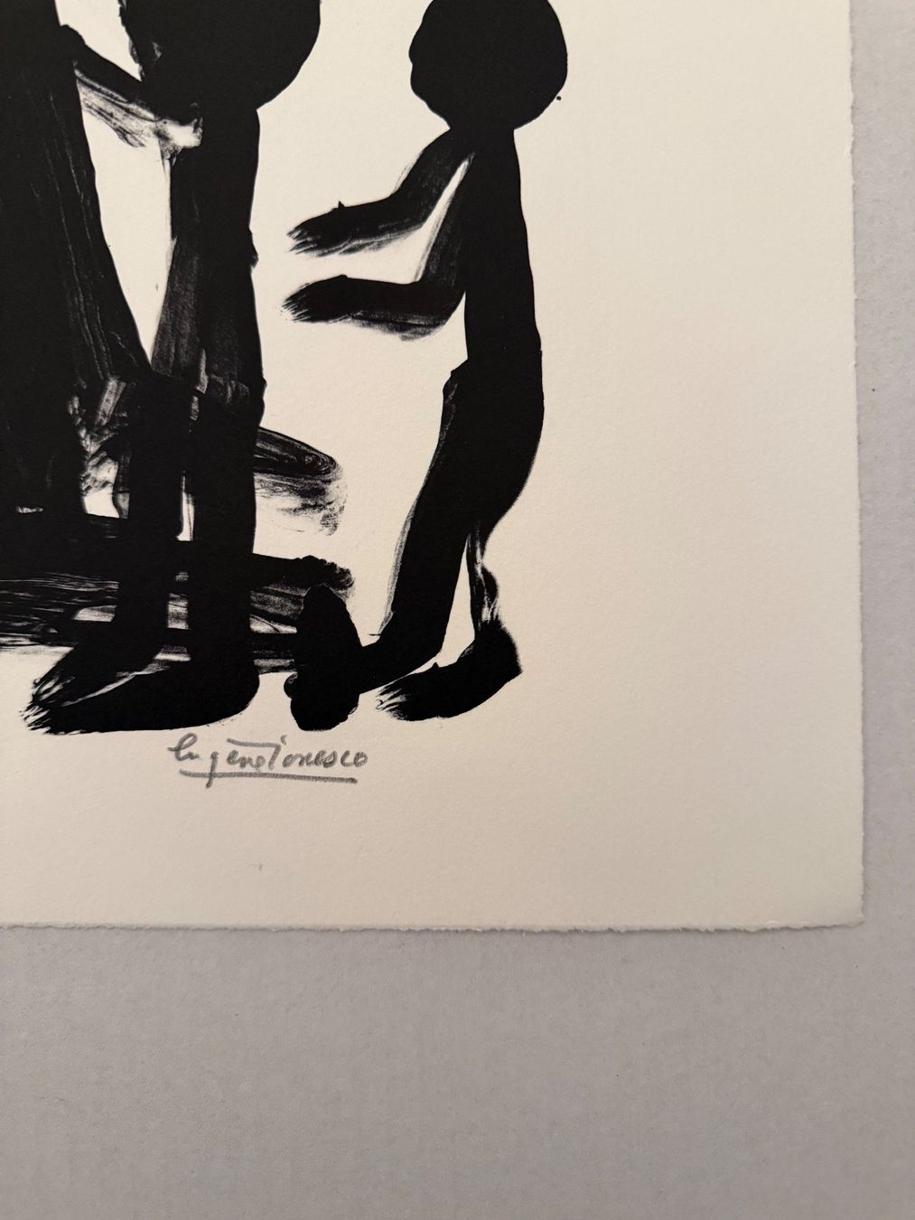 Eugène Ionesco – Figurative Szene, Lithografie (e.a.) (Neu (gemäss ...