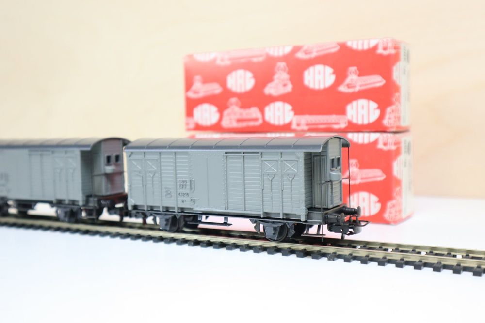 HAG SBB 2 x Güterwagen Nr. 300 "Grau" - Neu (Gebraucht) in für CHF 124 ...