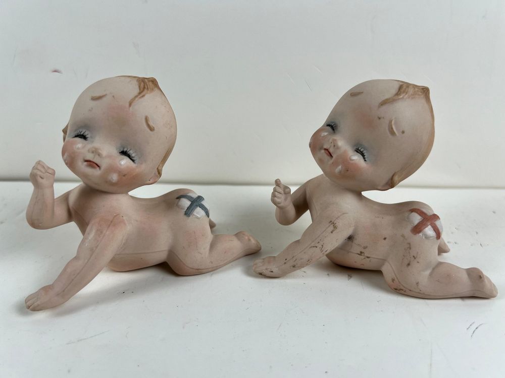 2x Keramik Baby figur Signiert. | Kaufen auf Ricardo