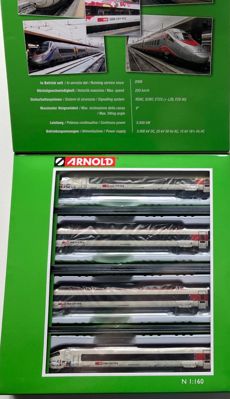 ARNOLD N (ANALOG) SBB ELEKTROTRIEBZUG RABE 503 018 (Neu und ...