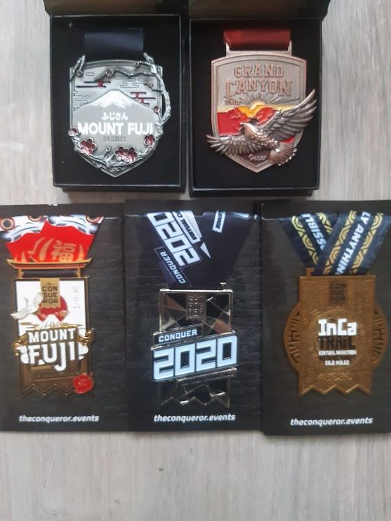 Runner Medals (Medalien) 5 Stk. Pacer & Conqueror | Kaufen auf Ricardo