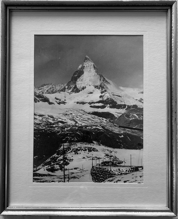 Grosse Fotografie gerahmt - Matterhorn, Zermatt (Gebraucht) in Frauenfeld für CHF 29 – mit ...