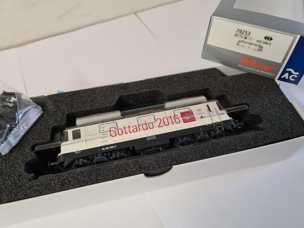 Roco 79253 Re 4/4 II Lok mit Werbung Gottardo 2016 | Kaufen auf Ricardo