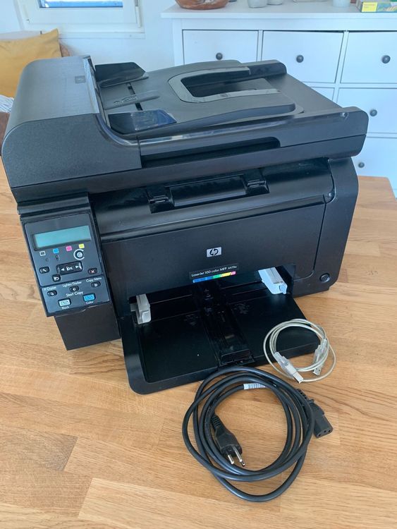 HP LaserJet 100 color MFP M175a inkl. 1Toner Farbe Cyan (Gebraucht) in ...