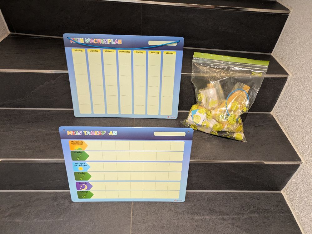 Likarto Wochenplan Tagesplan Magnetische Platten (Neu (gemäss ...