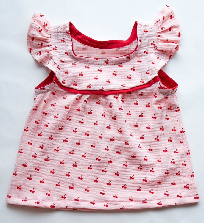 Bluse aus Musselin mit Kirschen - Gr.98 NEU (Neu und originalverpackt ...
