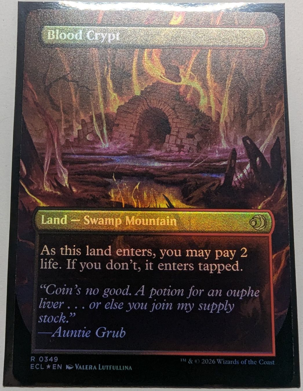 Blood Crypt foil borderless - Lorwyn Eclipsed EN (Neu (gemäss ...