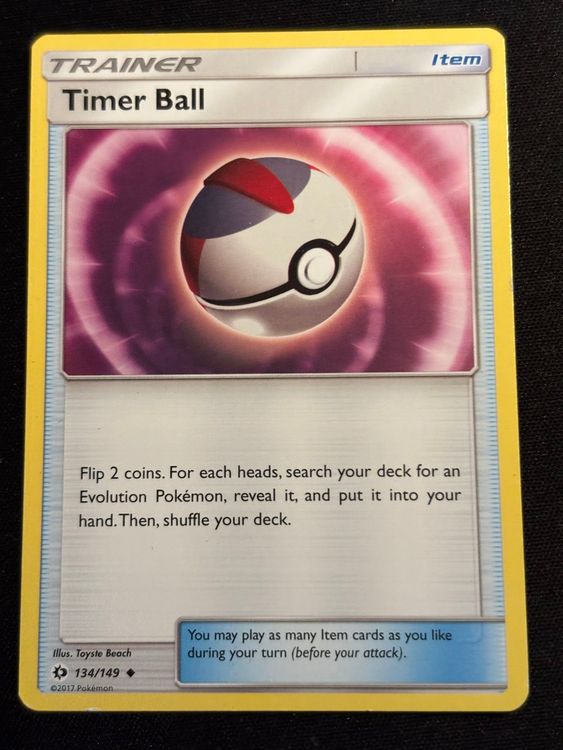 Pokemon Timer Ball - Sun-Moon 134/149 - English (D'occasion) à Bern ...