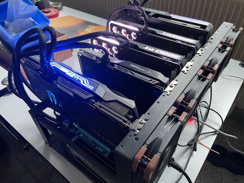 Mining Rig 360MH/s 1x RTX 3090 1x RTX 3070 3x RTX 3060 TI (Gebraucht) in Oensingen für CHF 1741 ...