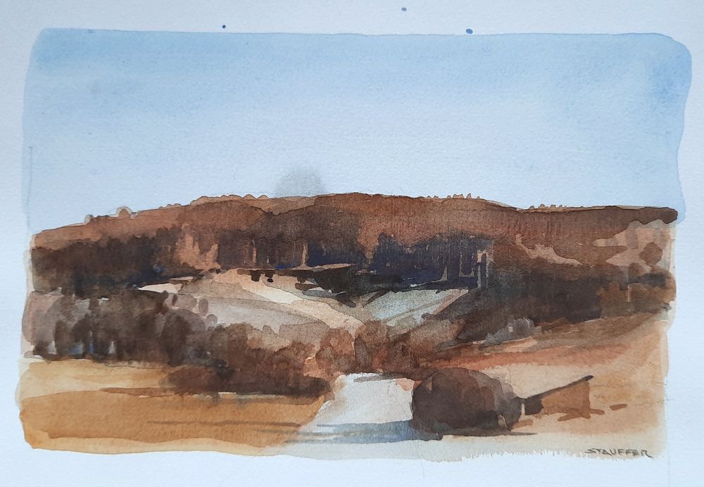 ️ ️ ️ "JEAN PIERRE STAUFFER 1927-1994" SUPERBE AQUARELLE! | Kaufen auf Ricardo