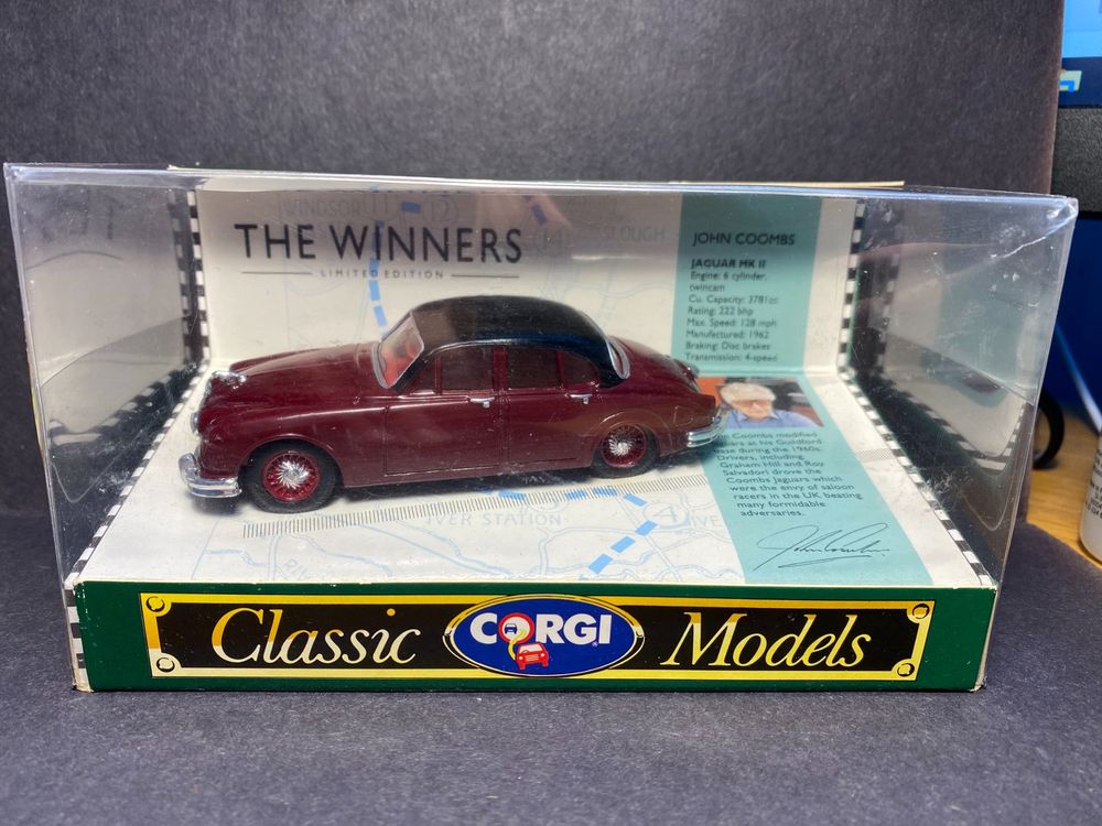 Corgi Classic Models - Jaguar MK II - John Coombs 1:43 OVP (Neu und ...