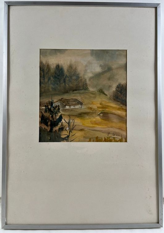 Im Aufstieg Aquarell Signiert. | Kaufen auf Ricardo