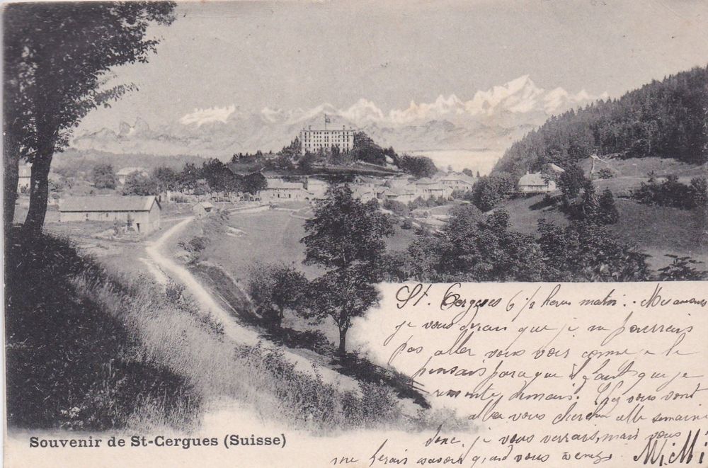 Souvenir de St-Cergues 1903 (B1 (Gebraucht) in Ruggell für CHF 0.5 – mit Lieferung auf Ricardo ...